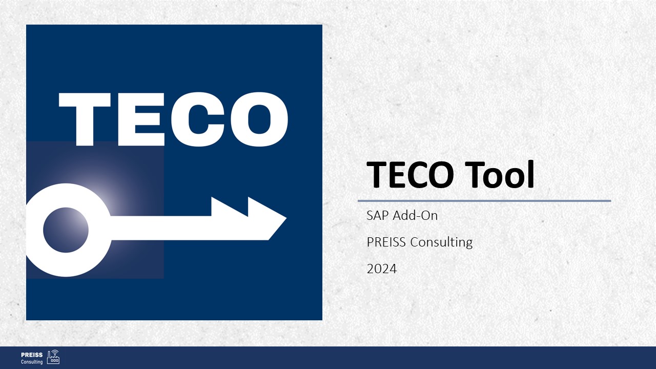 TECO Tool - PREISS Consulting