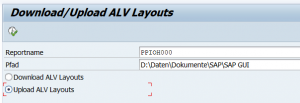 Download und Upload von ALV-Layouts - PREISS Consulting